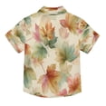Boys Button-Down Shirt Short Sleeve Shirt Tops for 5-6Y Watercolor ...