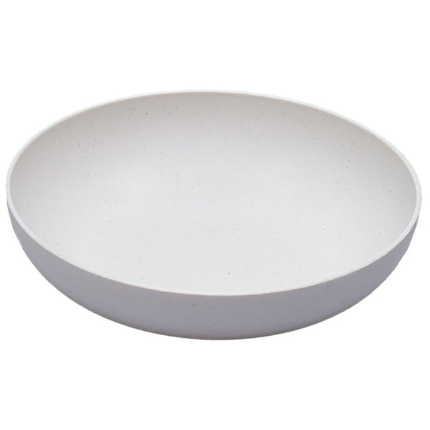 Wheat Straw Deep Dinner Plates -Unbreakable Sturdy Plastic Dinner ...