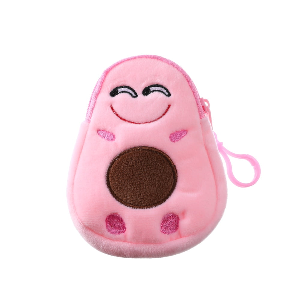 Mini Lovely Fashion Girls Money Pouch Children Wallet Avocado Plush ...