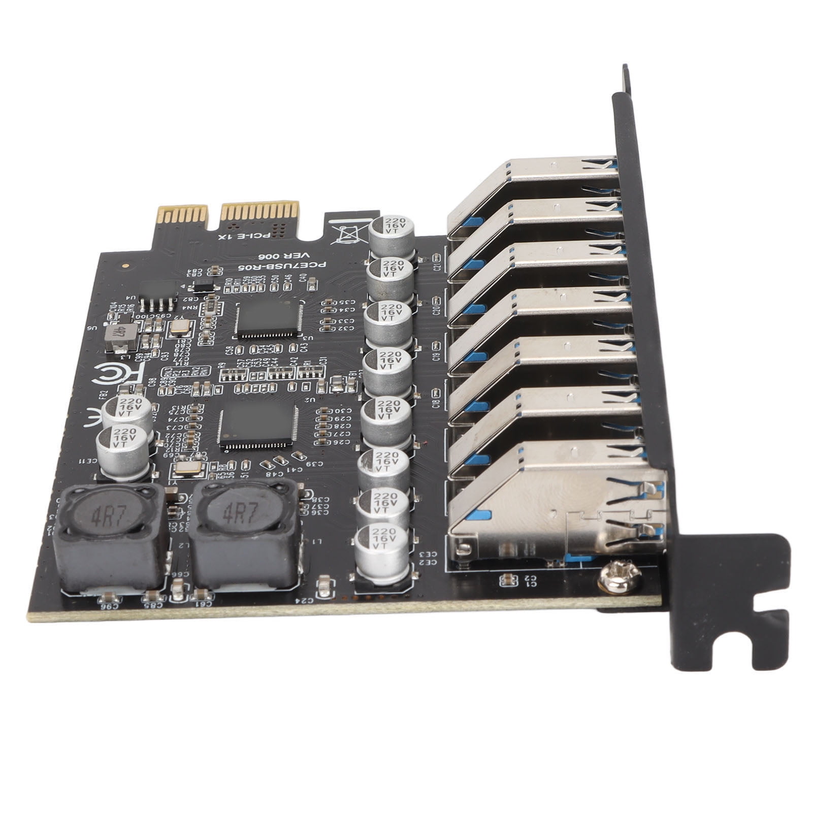 Tarjeta de expansión PCI NikouMX de 7 puertos PCIE frontal Innovación ...