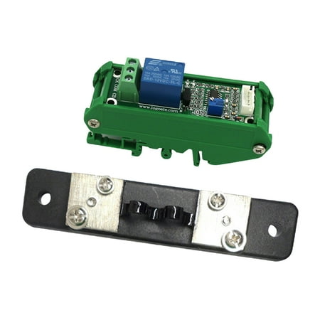 12V Relay Module DC Detection Board Module with 20A Shunt (Green,with ...