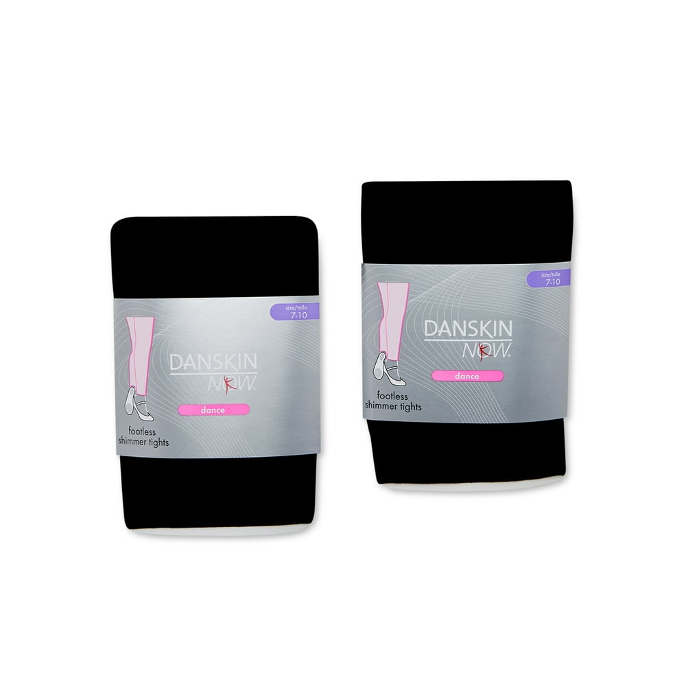 Danskin Now - Danskin Now Girls Dance Opaque Shimmer Footless Tights ...