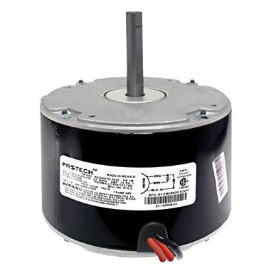 rheem condenser fan motor 1/6 hp 208-230v 1-phase 50-60hz 1075 rpm 1 ...