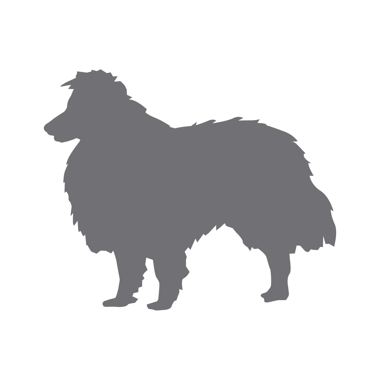 Shetland Sheepdog Sticker Decal Die Cut - Self Adhesive Vinyl ...