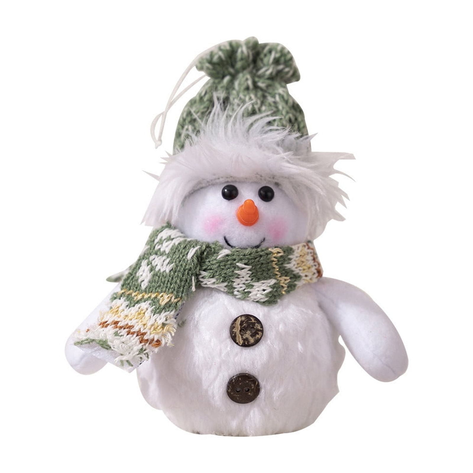 Click here for Eoozwa Dark Green Knit Snowman With Lights Christm... prices