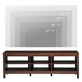 Wampat TV Stand for 75 inch, Wood Entertainment Center for Living Room ...