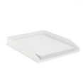 TRU RED Front Load Stackable Plastic Letter Tray White TR55255 ...