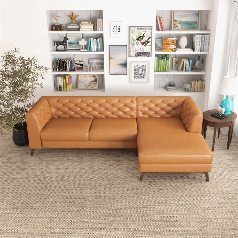 Tan Sectional Living Room Decor