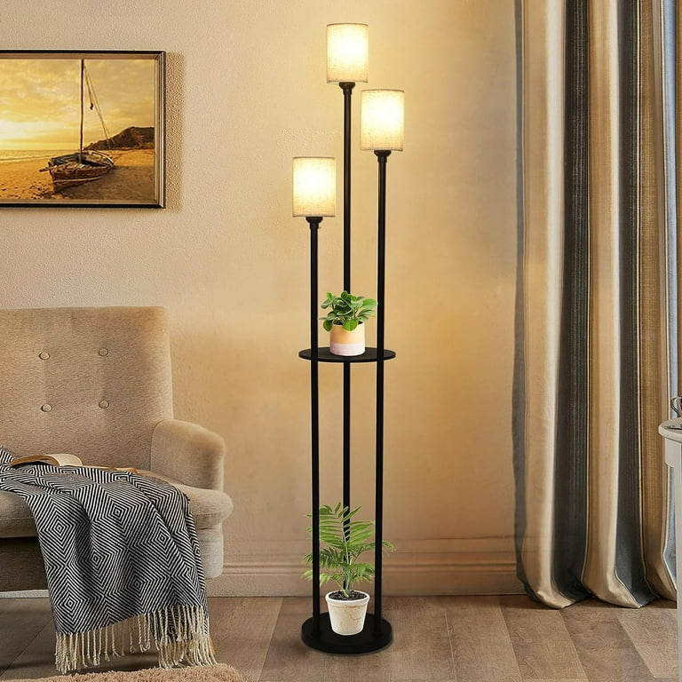 Rustic Floor Lamp 3 Way Farmhouse & Rustic Floor Lamps | Birch Lane