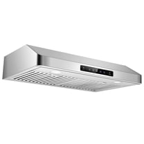Aobosi 36 inch Range Hood Under Cabinet 800CFM CFM with 3-Speed Gesture ...