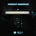 Nilight 22'' LED Spot Flood Combo Light Bar fits Jeeps & Cars - Walmart.com
