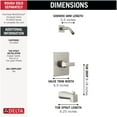 Delta T14437-Lhd Velum Monitor 14 Series Tub And Shower Trim Package ...