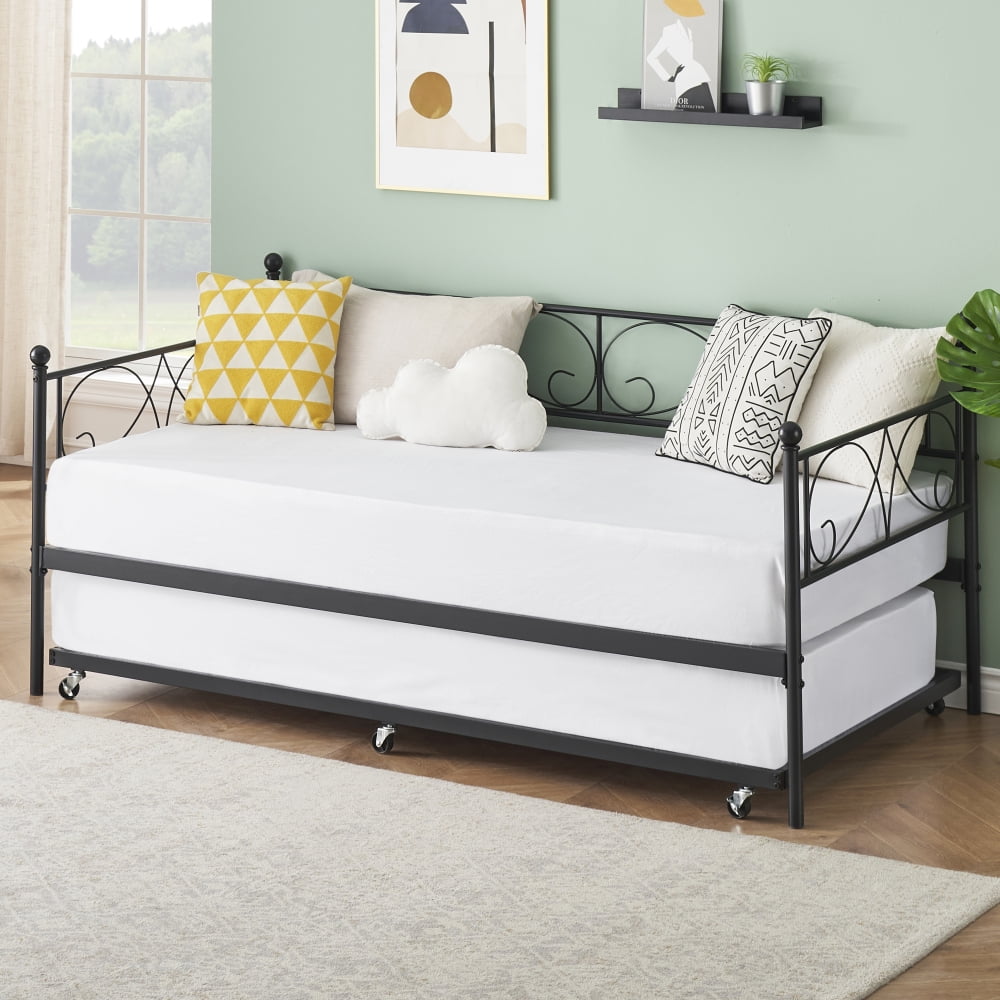 Click here for Alician Twin Daybed With Trundle Metal  Twin Trund... prices
