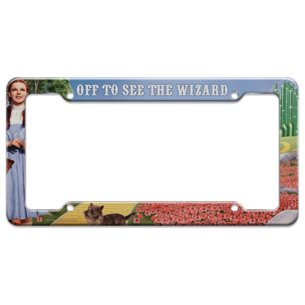 Wizard of Oz Lion Character License Plate Tag Frame - Walmart.com