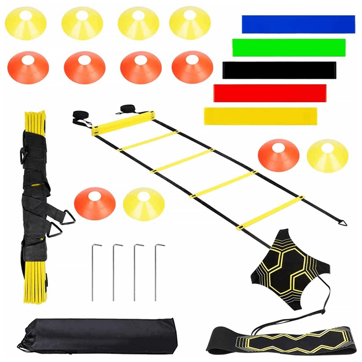 Click here for Unbranded Soccer Agility Training Equipment Set Ag... prices