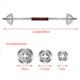 30KG Adjustable Dumbbell Bar Set Weights for Weight Lifting Fitness ...