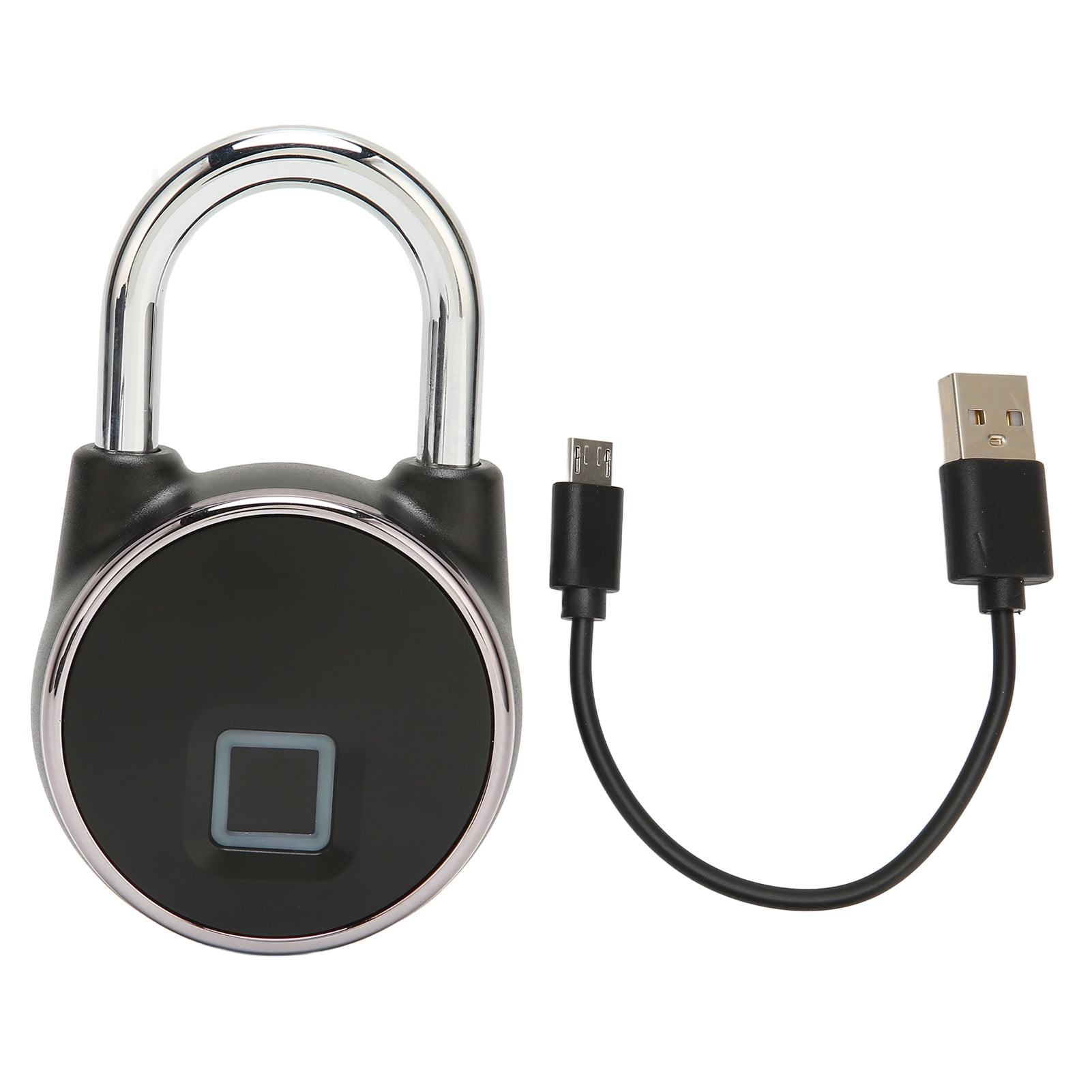 Candado de huella digital Bluetooth, carga USB, aplicación de ...
