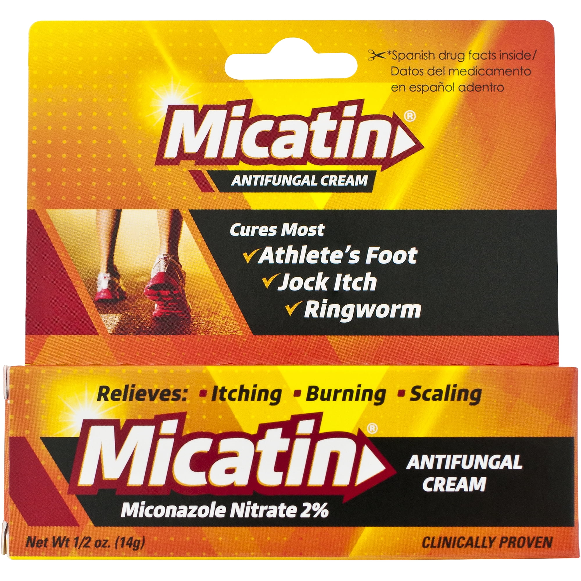 Micatin Athlete s Foot Jock Itch And Ringworm Antifungal Cream Relief