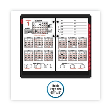 AT-A-GLANCE Pad Style Base, Black, 5" x 8" - Walmart.com