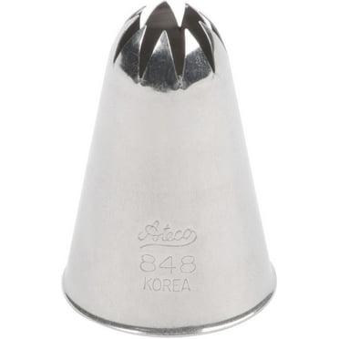 Ateco # 846 - Closed Star Pastry Tip 1/2'' Opening Diameter- Stainless ...