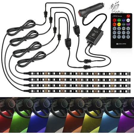 RGB Interior Car LED Light trips 12''/30CM for Inside Vehicle ...