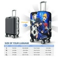 Blue Ball Loc-,K Travel Luggage Cover Washable Suitcase Cover Fashion ...