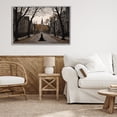 Stupell Industries Witch Strolling Town Streets Gray Framed Giclee Art ...
