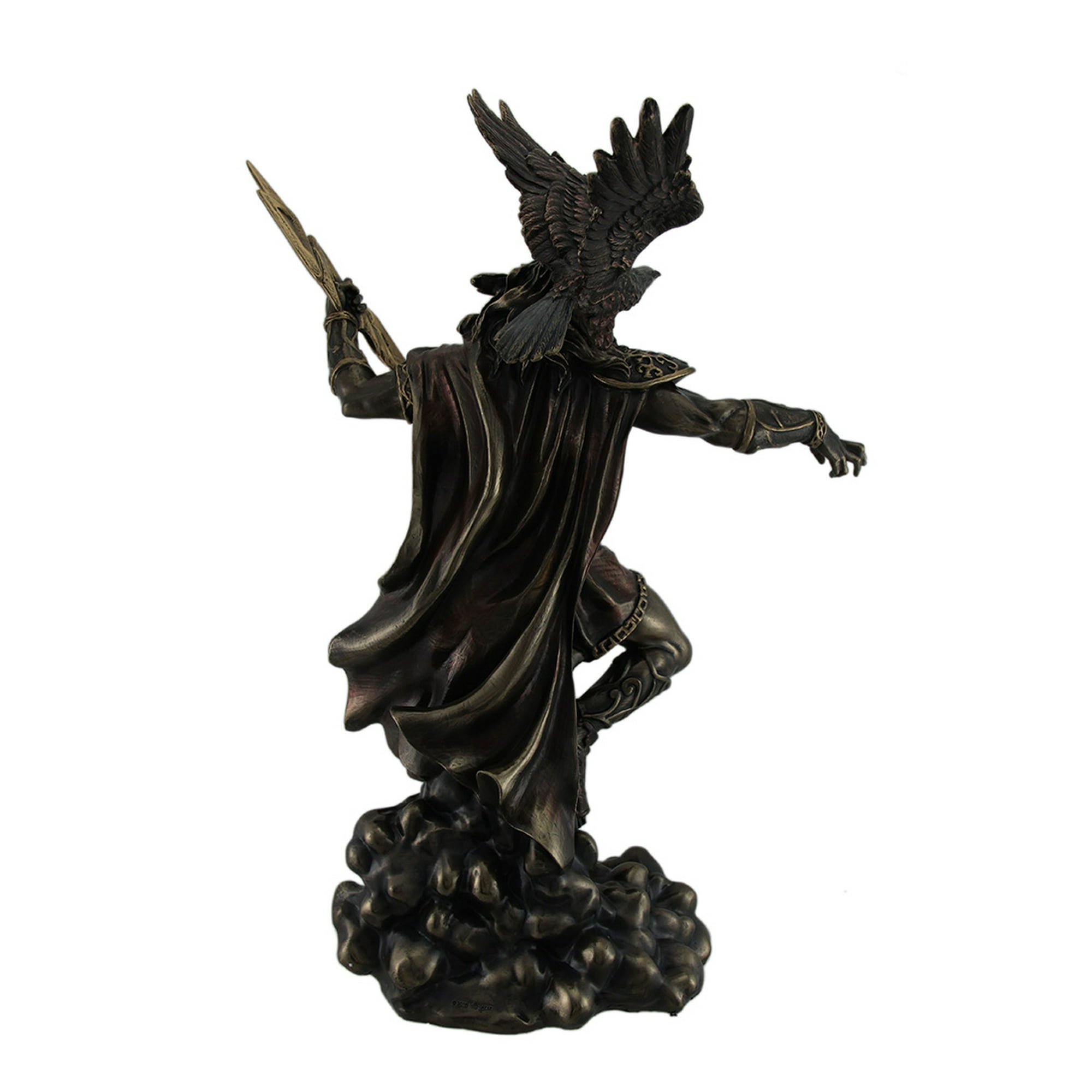 Zeus Greek God Statue With Lightning Bolt