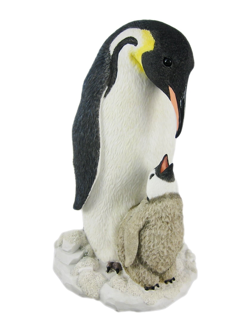 Glass Art Glass Sculptures & Figurines Art Glass Penguin with 2 Chicks ...