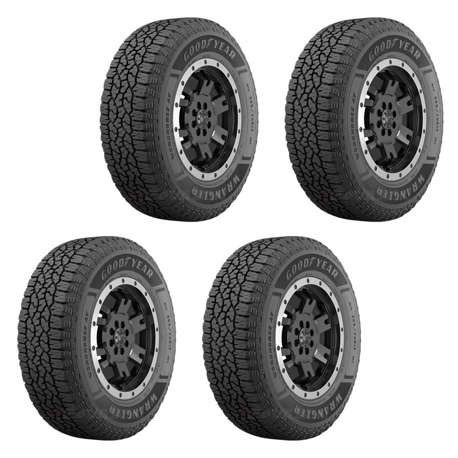 PAQUETE DE 4 LLANTAS 235/75 R15 GOODYEAR WRANGLER WORKHORSE AT 109S ...