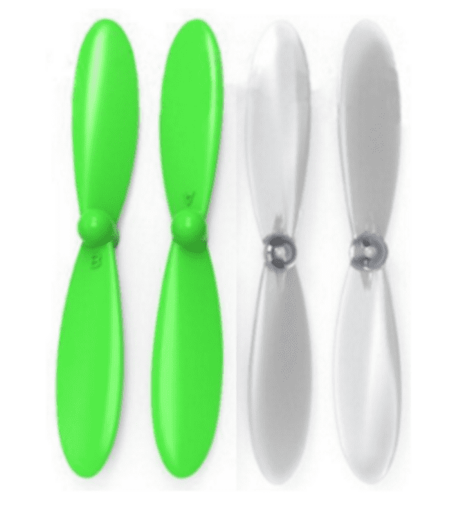 HobbyFlip Green Clear Propeller Blades Props Transparent Propellers ...