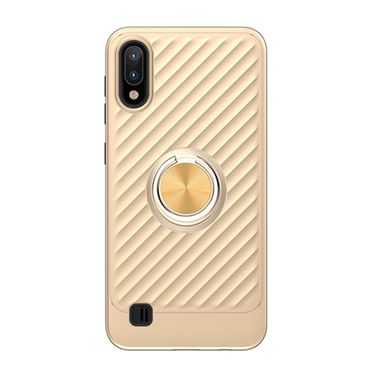 Samsung Galaxy A10/m10 Case With Ring Holder In Gold - Walmart.com