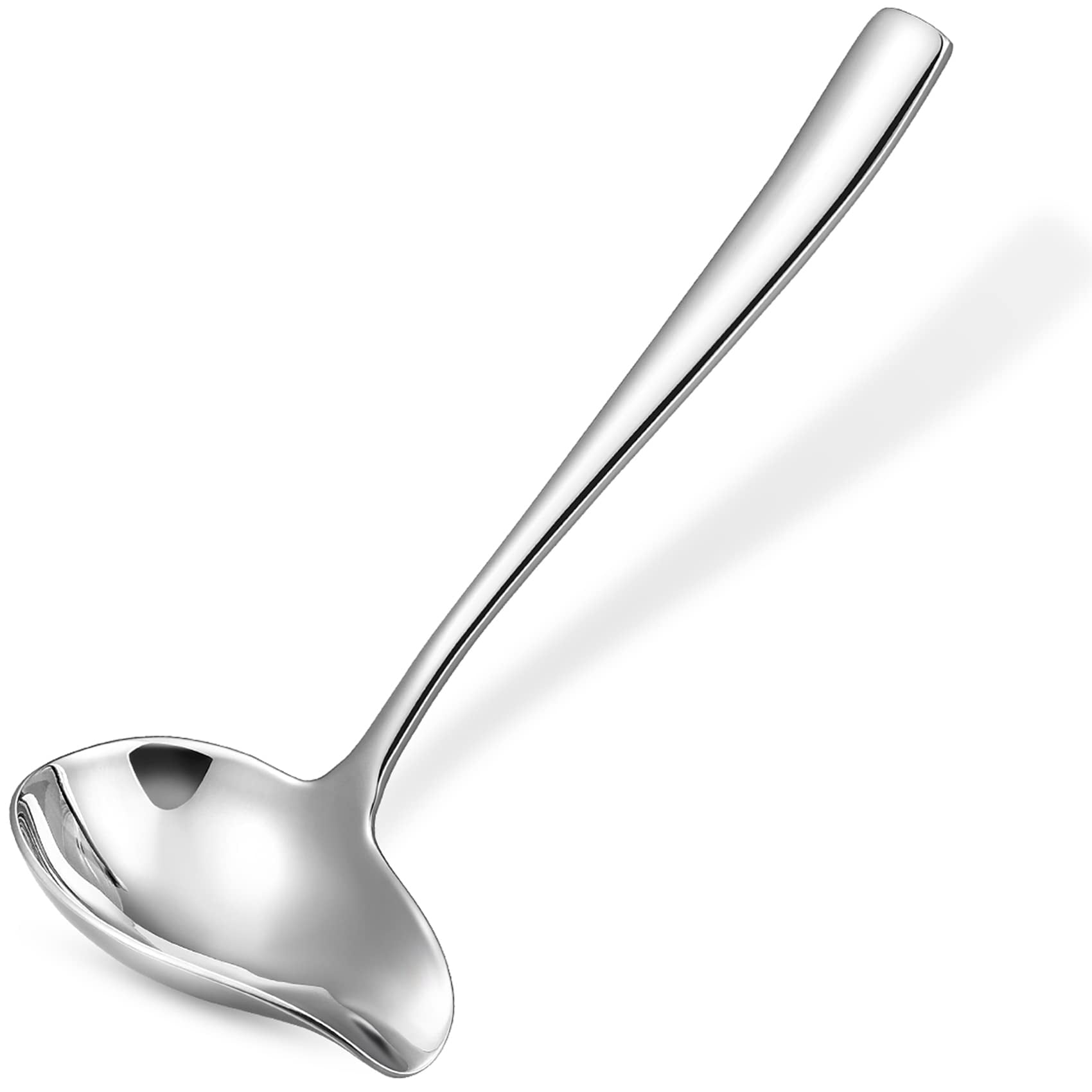 Cuchara para salsa TANGJMXG 7,5 pulgadas mini cucharón de acero ...