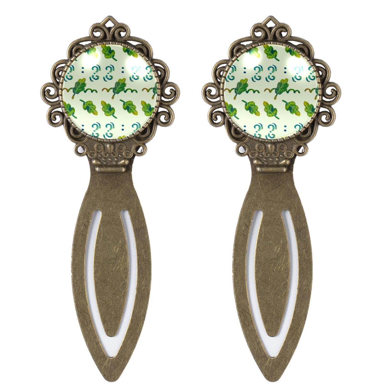 Bookmark Gift Box Set Vintage Bookmarks Page Holder with Crystal Glass ...