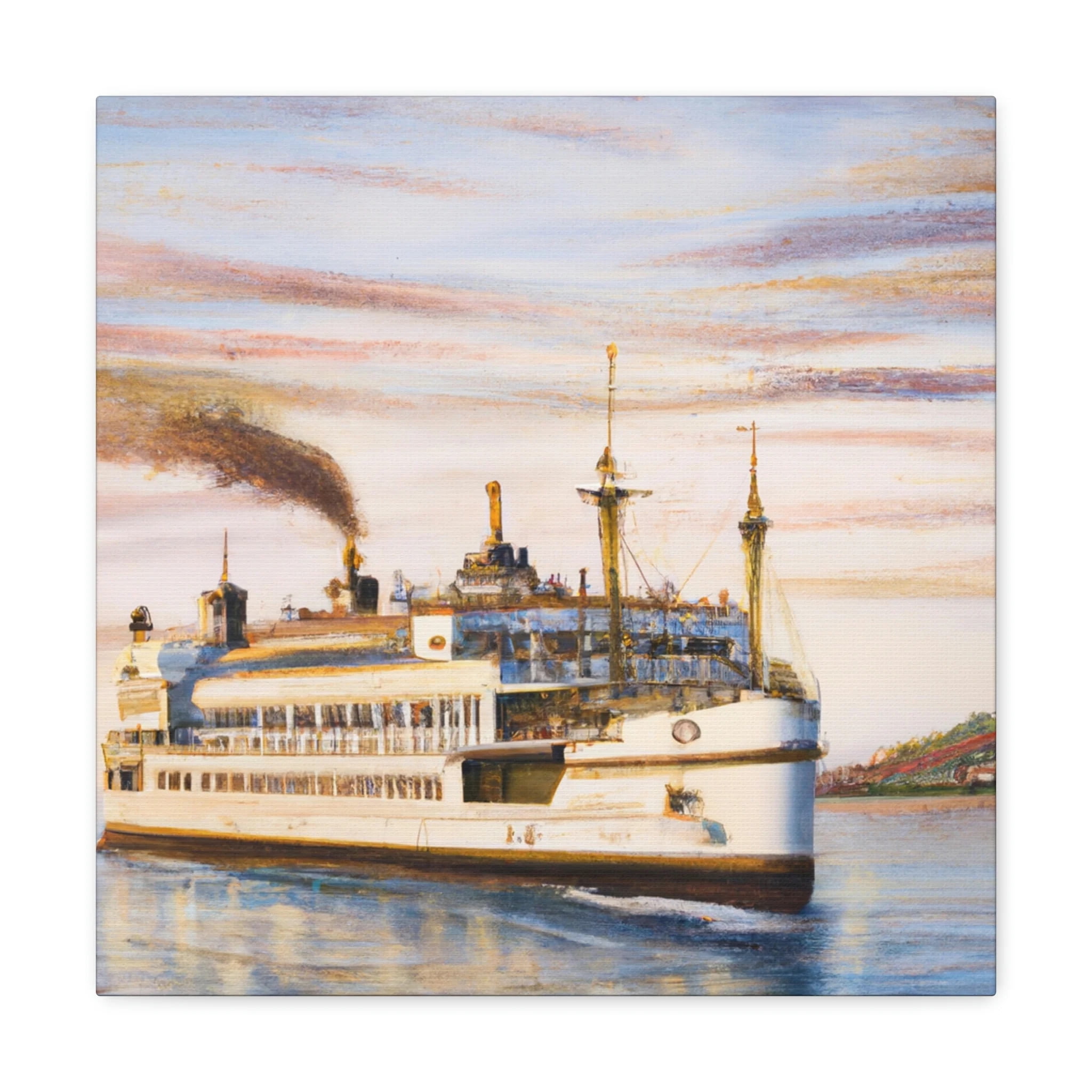 Ferry of the Rococo - Canvas - Walmart.com