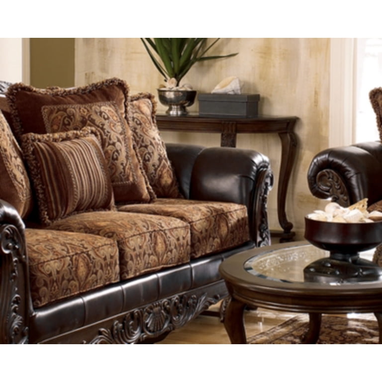 Signature Design By Ashley T519 4 Norcastle Sofa Table Dark Brown ...