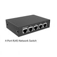 4 in 1 Out 100/1000Mbps Mini Gigabit Network Switch 5 Port Ethernet ...