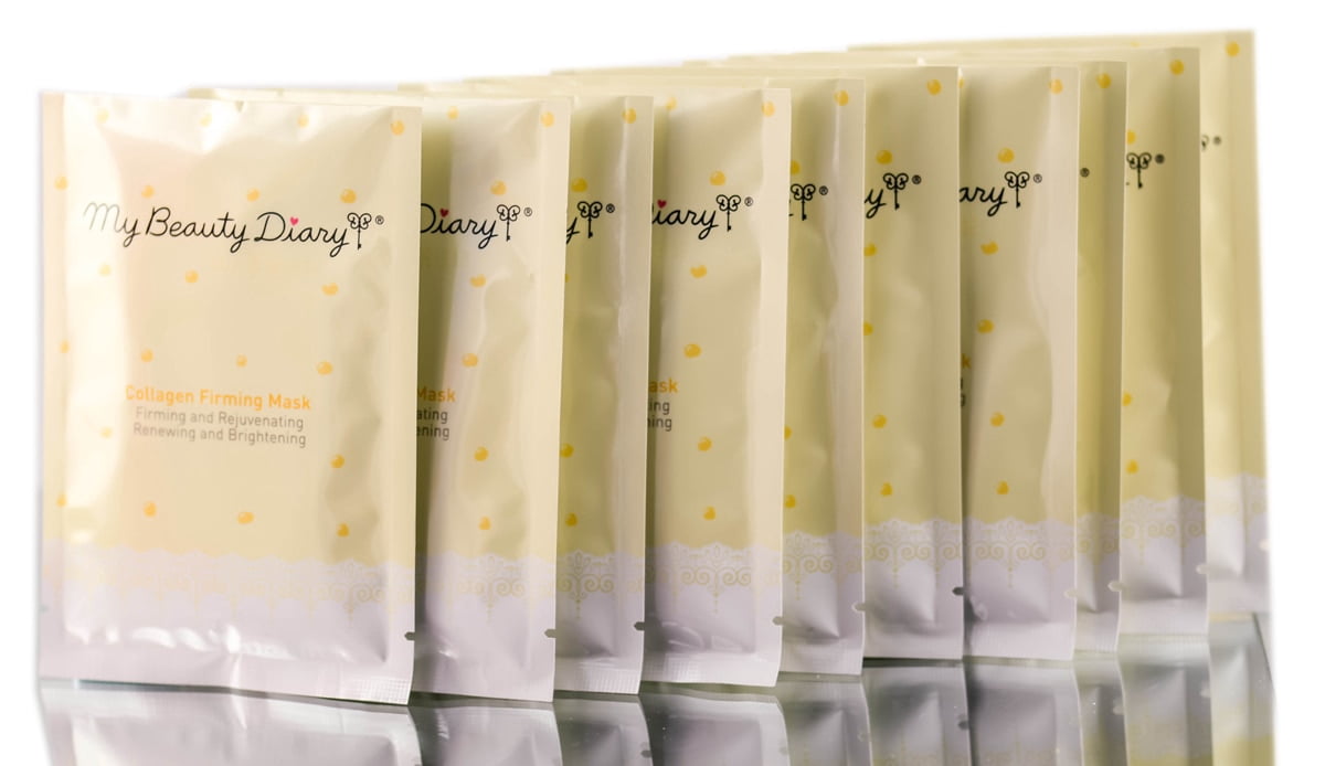 Option : 10 Pc , My Beauty Diary Collagen Firming Mask, hair scalp ...