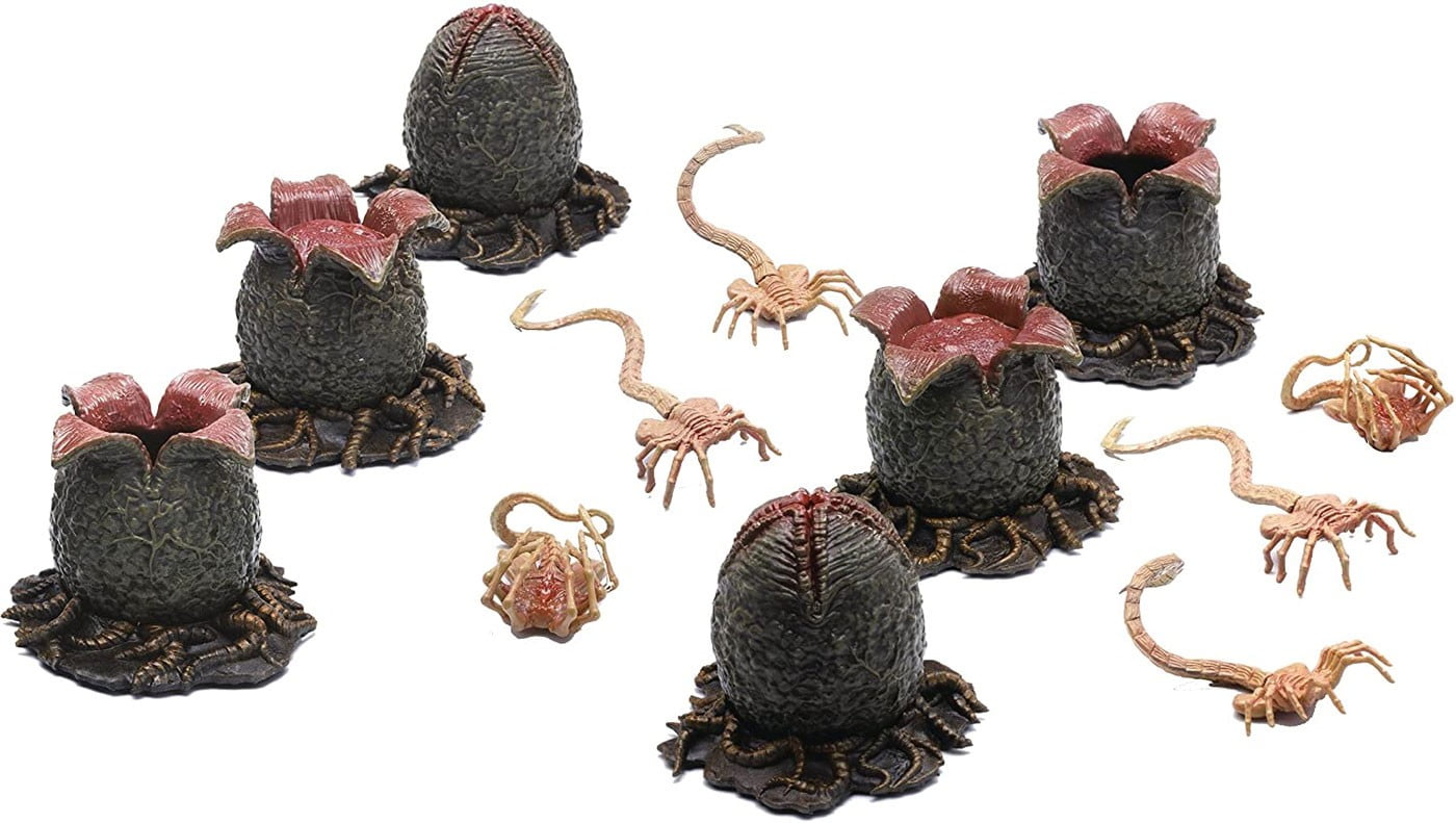 Alien Covenant Eggs & Facehuggers 12-Piece Set (Aliens Inpired Look ...