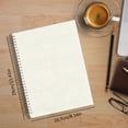 Thickened A4 Sewed Notebook, Portable 160-Page Journal with Smooth ...