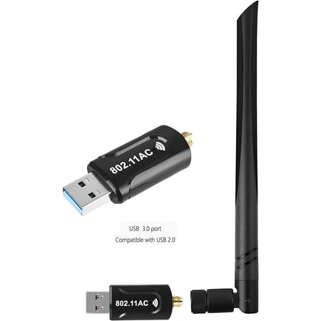 Realtek RTL8812BU USB WiFi Adapter 1200 Mbps 5dBi Antenna AC1200 Dual ...