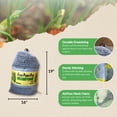 Mesh Corn Bags (12 Ear) - Cinch Closure for Easy Carry - White & Yellow ...