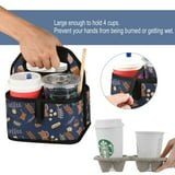 Beautyflier Reusable Insulated Coffee Cup Carrier, Portable Drink ...