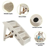 HomGarden 4 Step Non-Slip Foldable Pet Stairs, Supports 100lbs ...