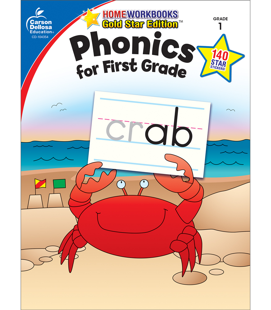 Home Workbooks Phonics For First Grade Grade 1 Gold Star Edition home-workbooks-phonics-for-first-grade-grade-1-gold-star-edition