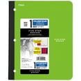 Five Star Single Subject Wireless Notebook with Plastic Cover, College ...