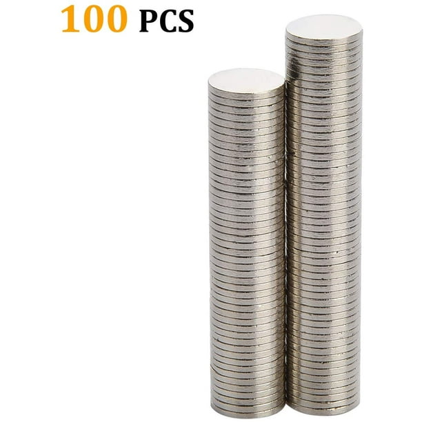100 pieces Magnet Ultra Magnet Super Magnets Household magnets 8x1 mm ...