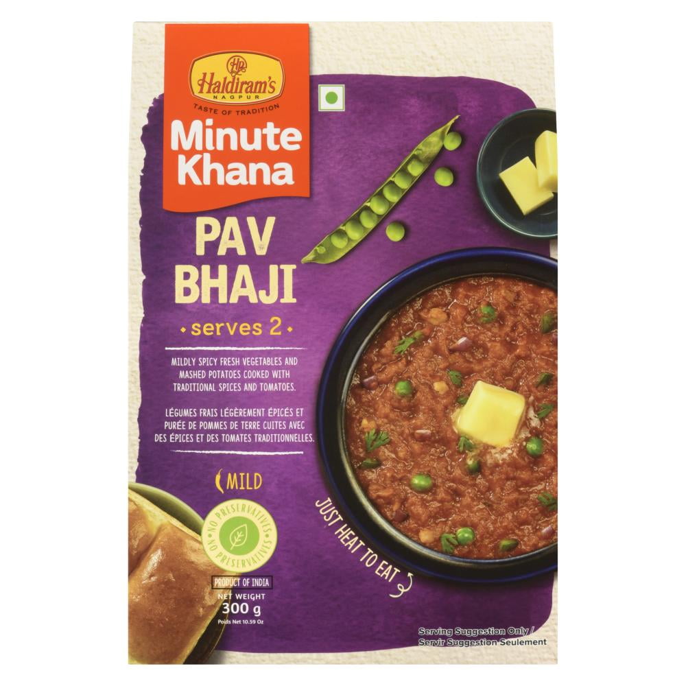 Click here for Hr Haldirams Haldiram Rte Pav Bhaji 300 G prices