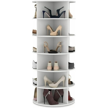 Miniyam 360° Rotating Shoe Rack, 6-Tiers Shoe Rack Organizer for ...