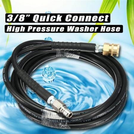 5M Cleaning Machine High Pressure Washer Hose Tube Pipe With 3/8 Quick ...